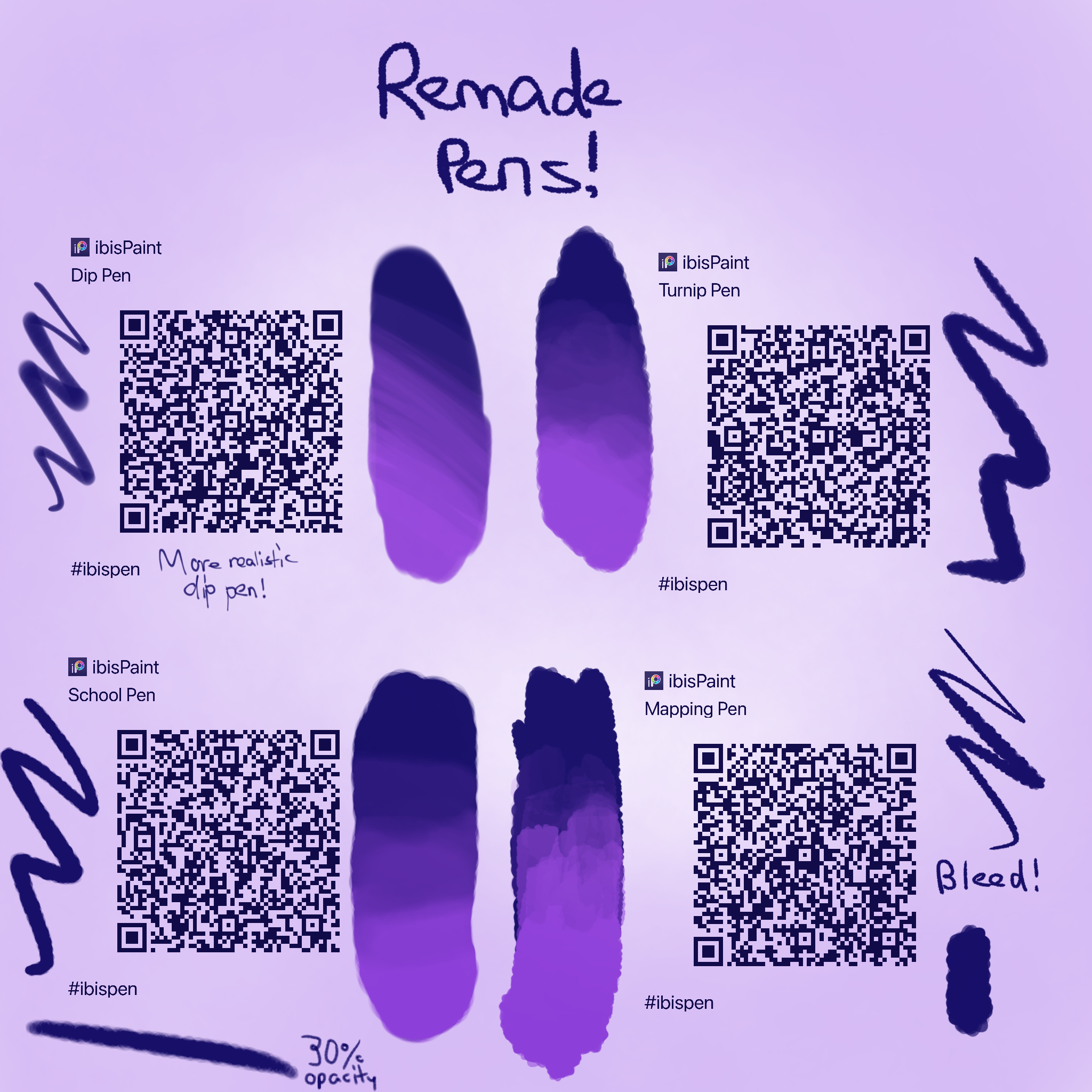 Remade Pens - ibisPaint