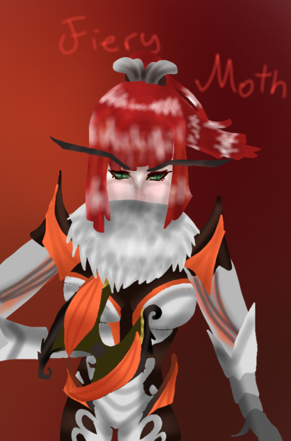 Hanabi-Fiery Moth - ibisPaint
