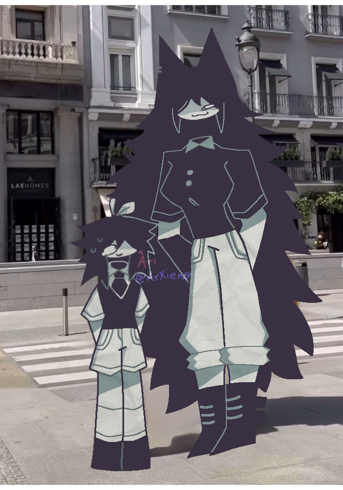 Abbie and Miss Circle - Repost + Fixed - ibisPaint