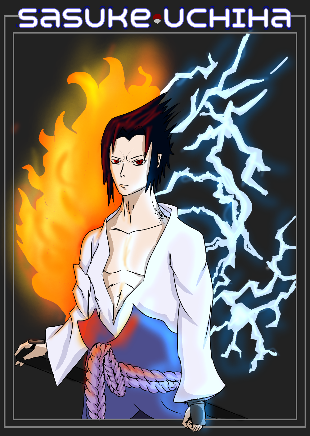 Sasuke Uchiha 🔥⚡ - Speed Art - ibisPaint