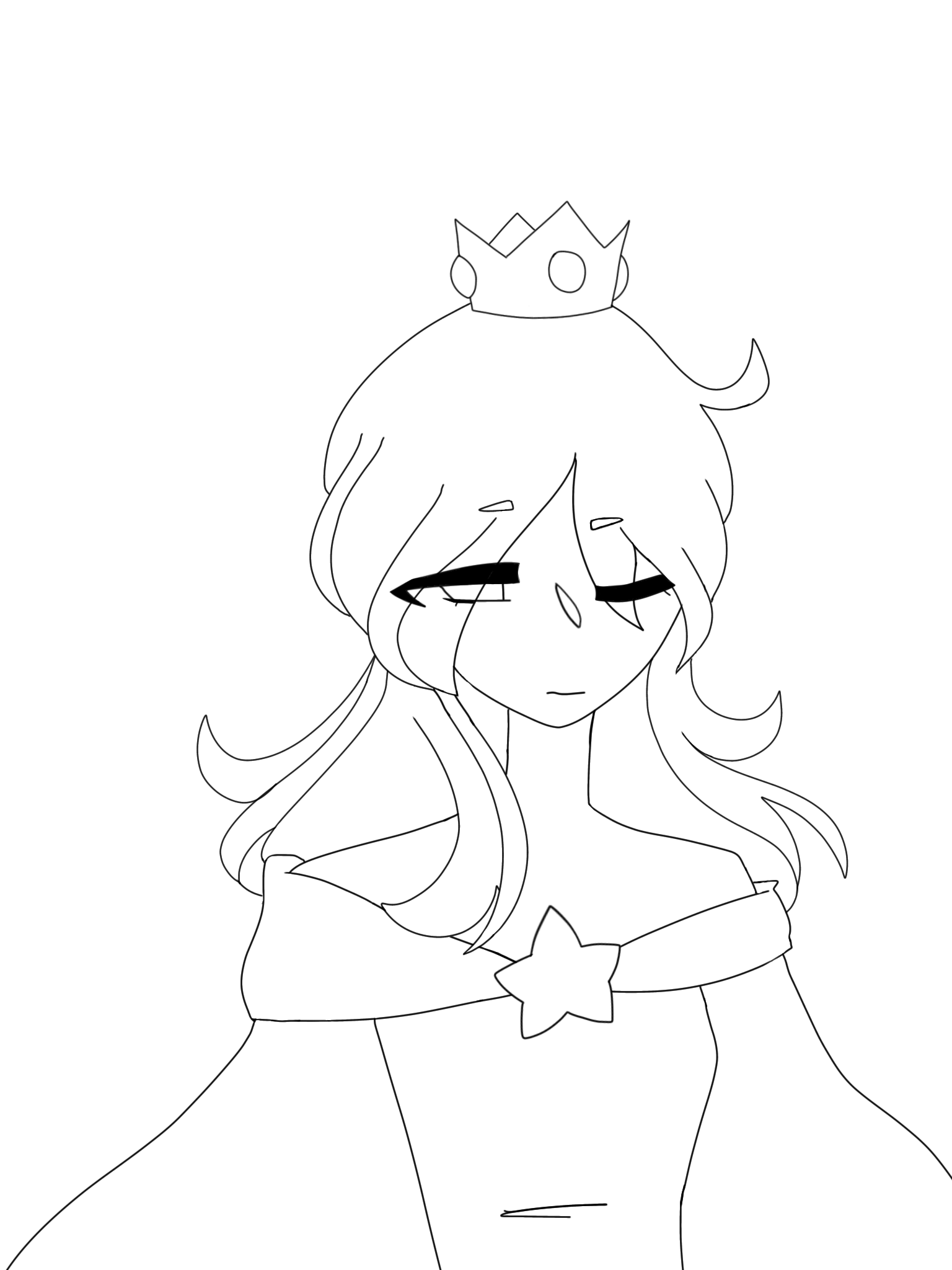 Princess Rosalina (for tracing) - ibisPaint