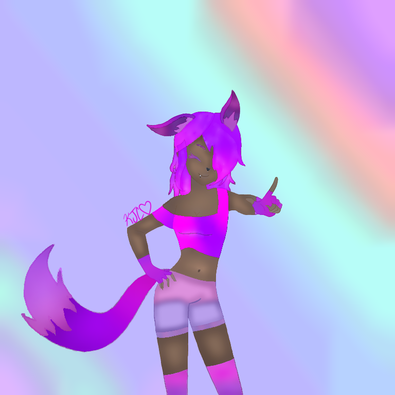 Katfoxgirl (human form) - ibisPaint