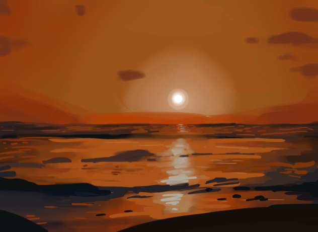 sunset - ibisPaint