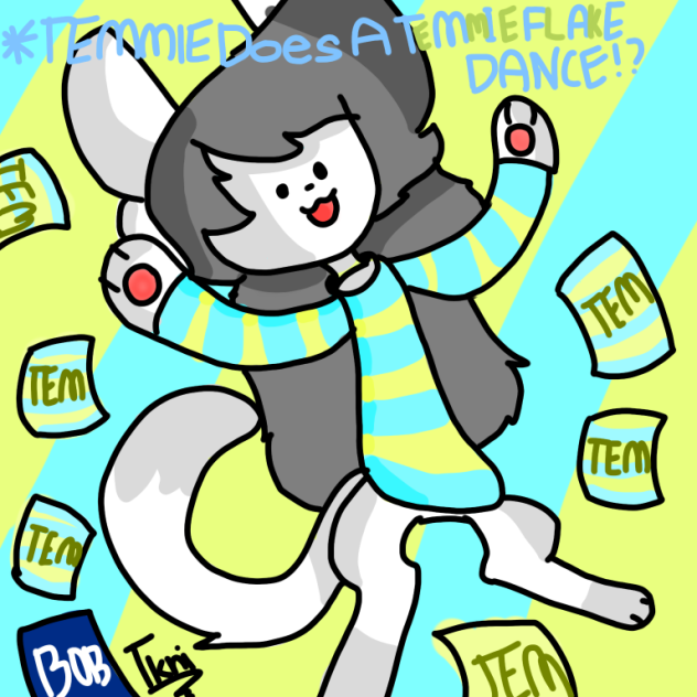Temmie Dance SPEEDPAINT - ibisPaint