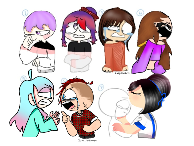 Cry with me 😭 collab - ibisPaint