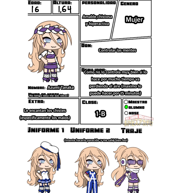 Ficha para my ibis academia - ibisPaint