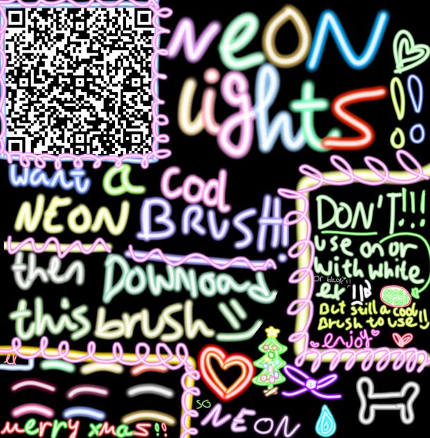 neon lights - ibisPaint