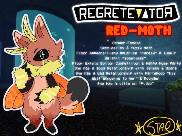 My Regretevator Oc “Red-Moth” - ibisPaint