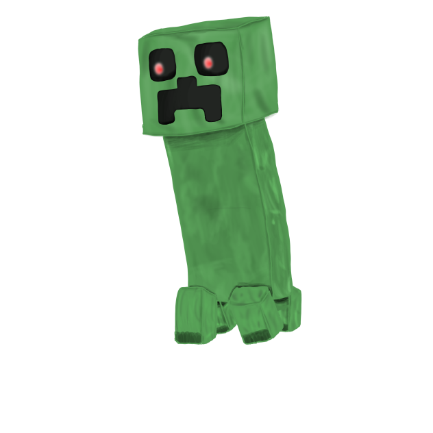 Drawing Prompt 2 (Creeper) - ibisPaint