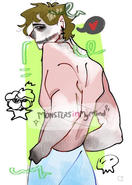 Rough skull man - ibisPaint