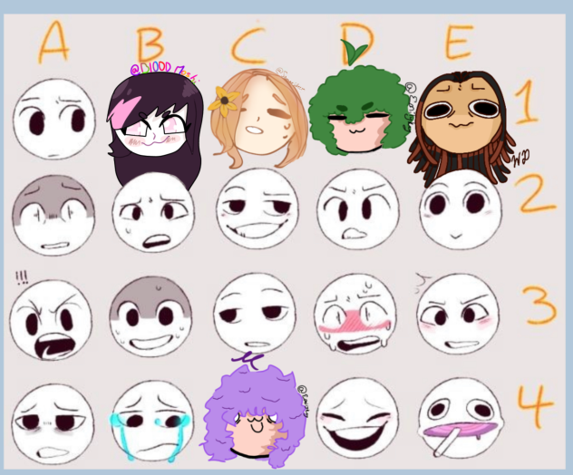 Faces collab - ibisPaint