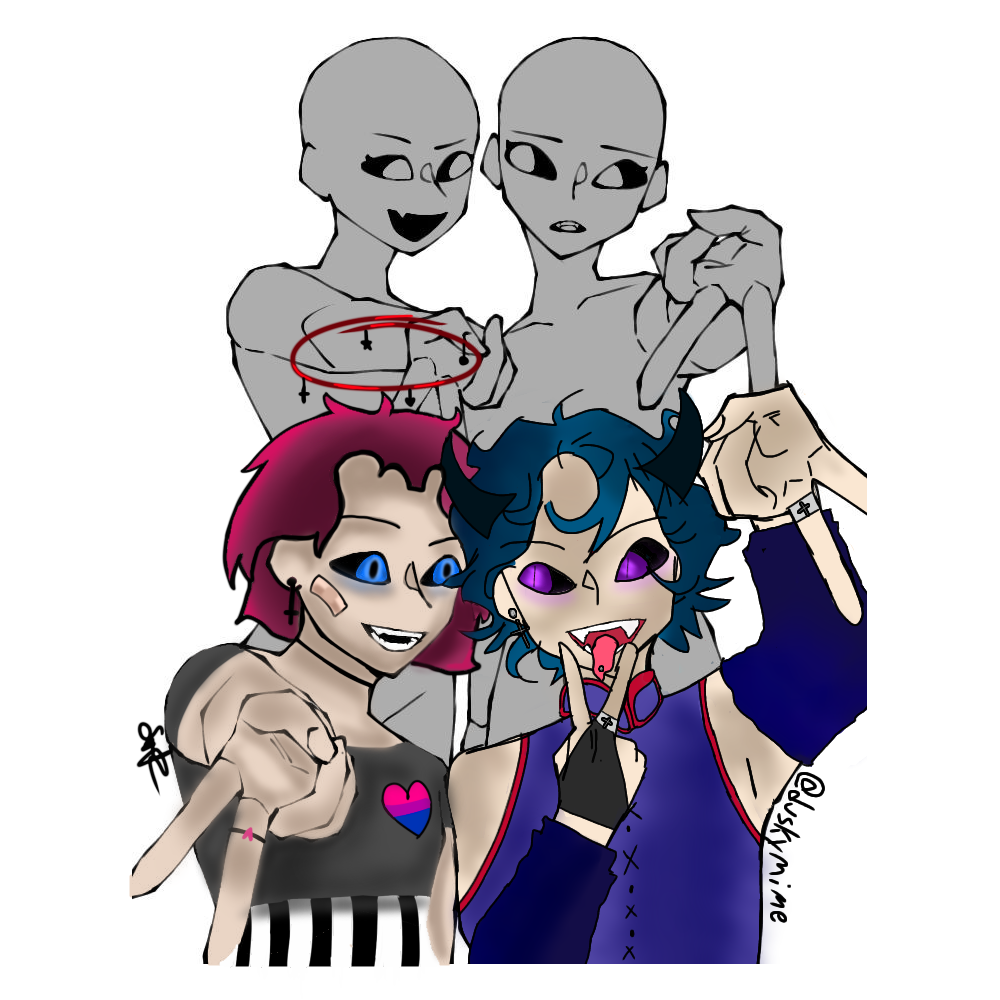 Demon collab - ibisPaint