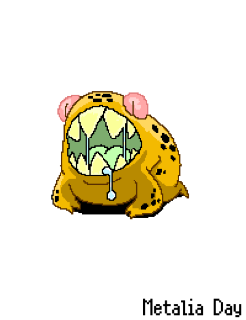 Pixel Frog monster - ibisPaint