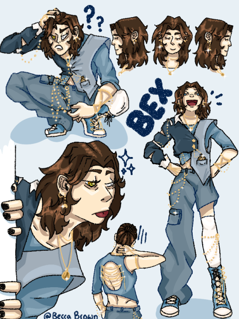 self-sona character sheet - ibisPaint