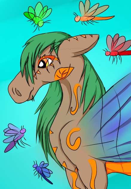 Dragonflies - ibisPaint