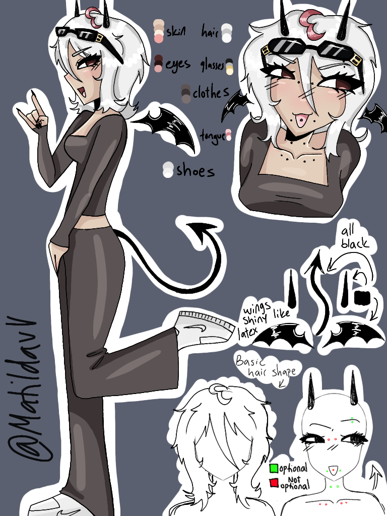 Ilyana ref sheet - ibisPaint