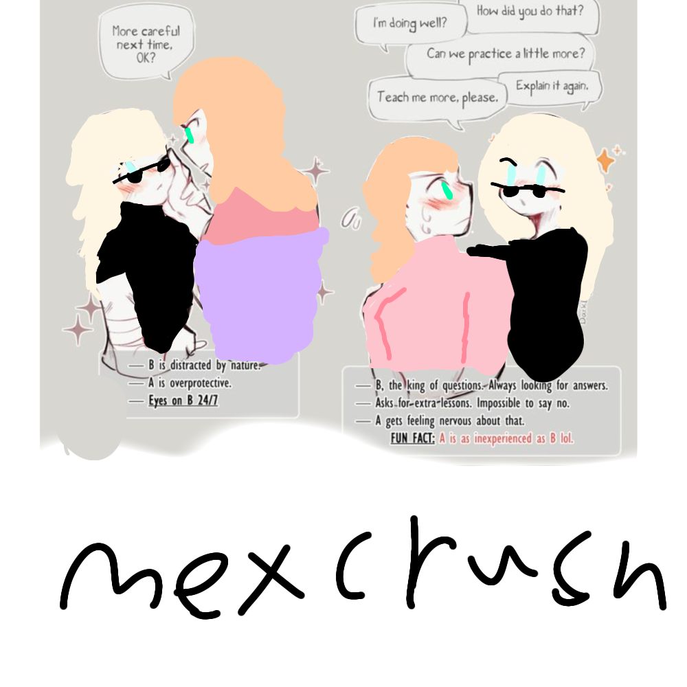 me x my crush - ibisPaint