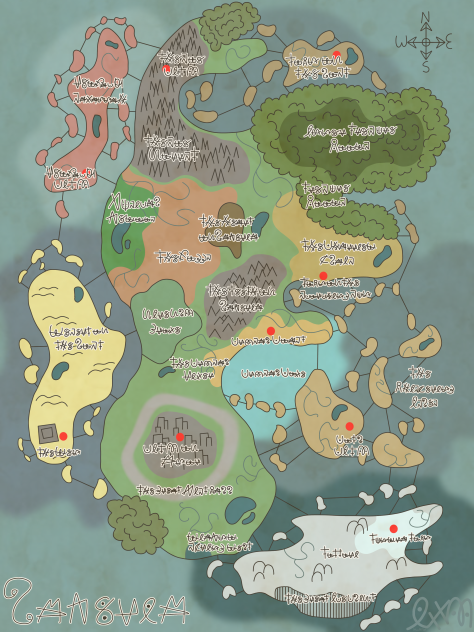 Lameria - Map [Variant 3] - ibisPaint