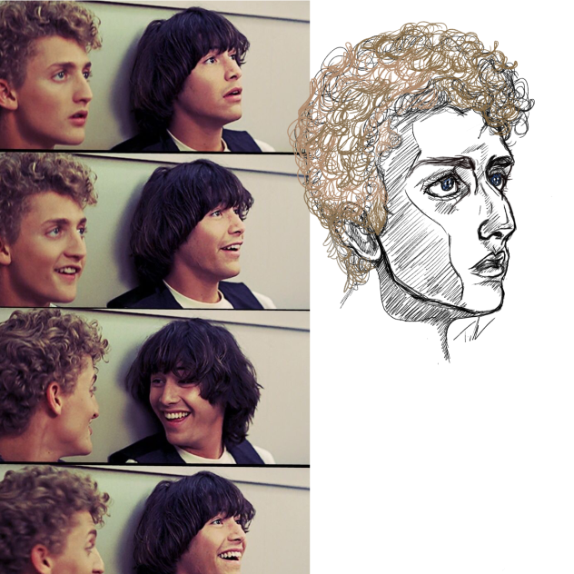 Bill and Ted beginner sketch - ibisPaint