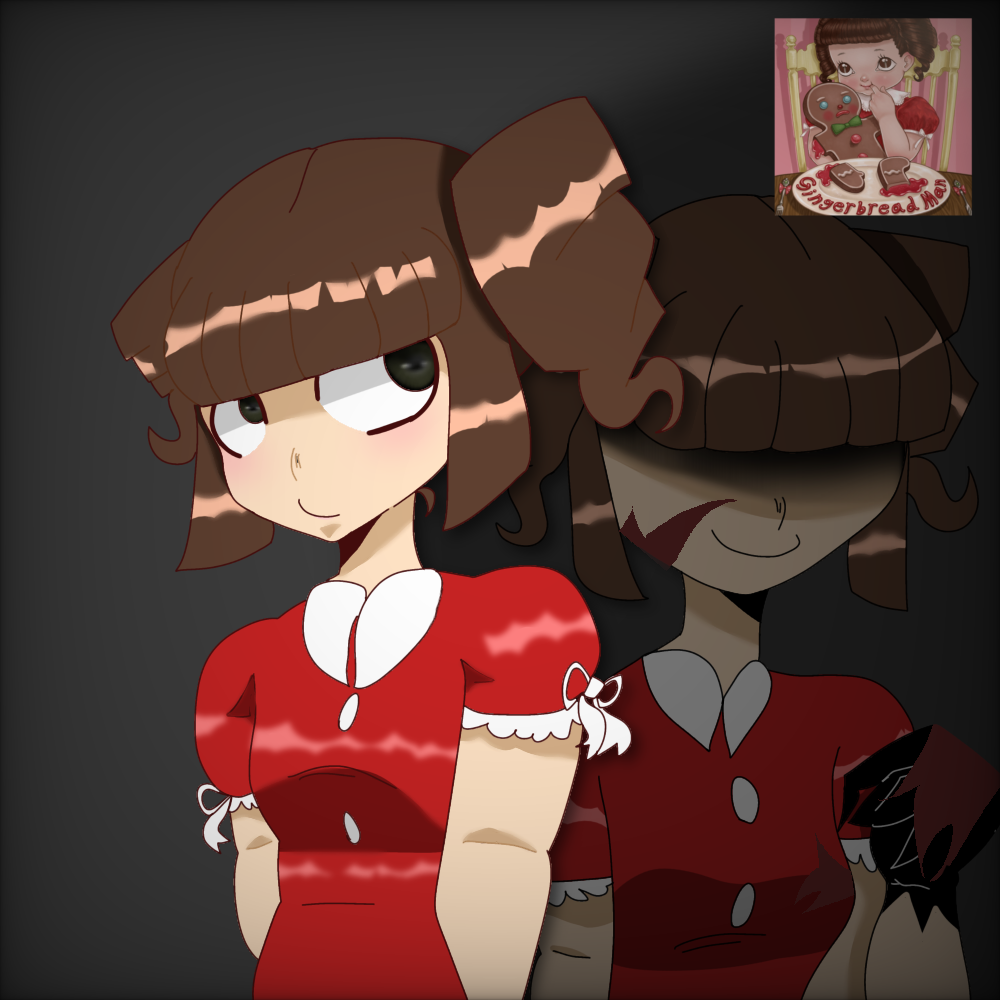 Melanie Martinez gingerbread man fanart - ibisPaint