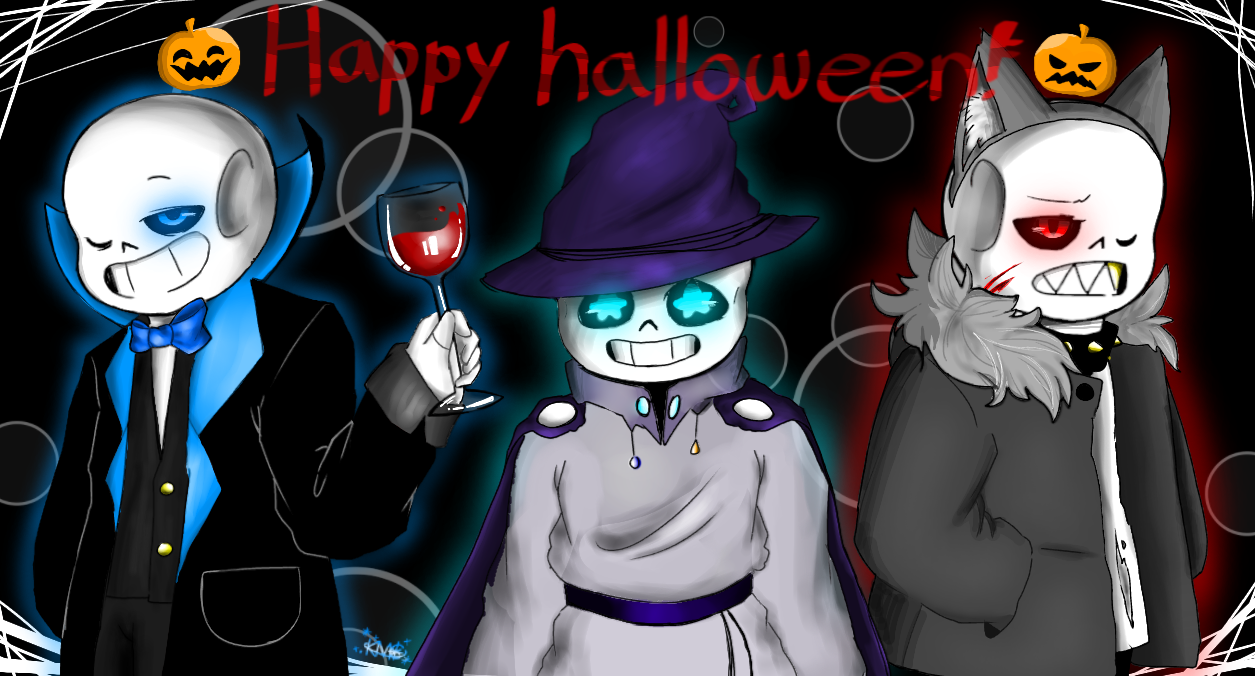 Undertale AU - HALLOWEEN - ibisPaint