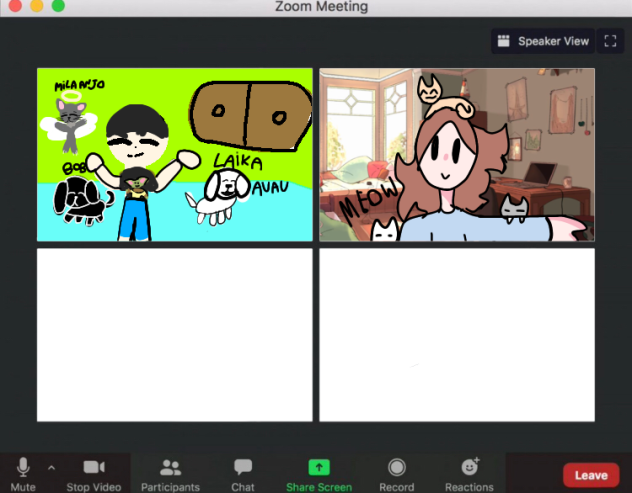 Zoom call collab - ibisPaint