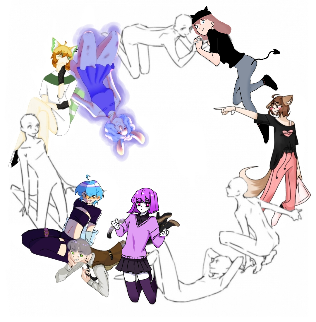 Circle pose Collab - ibisPaint