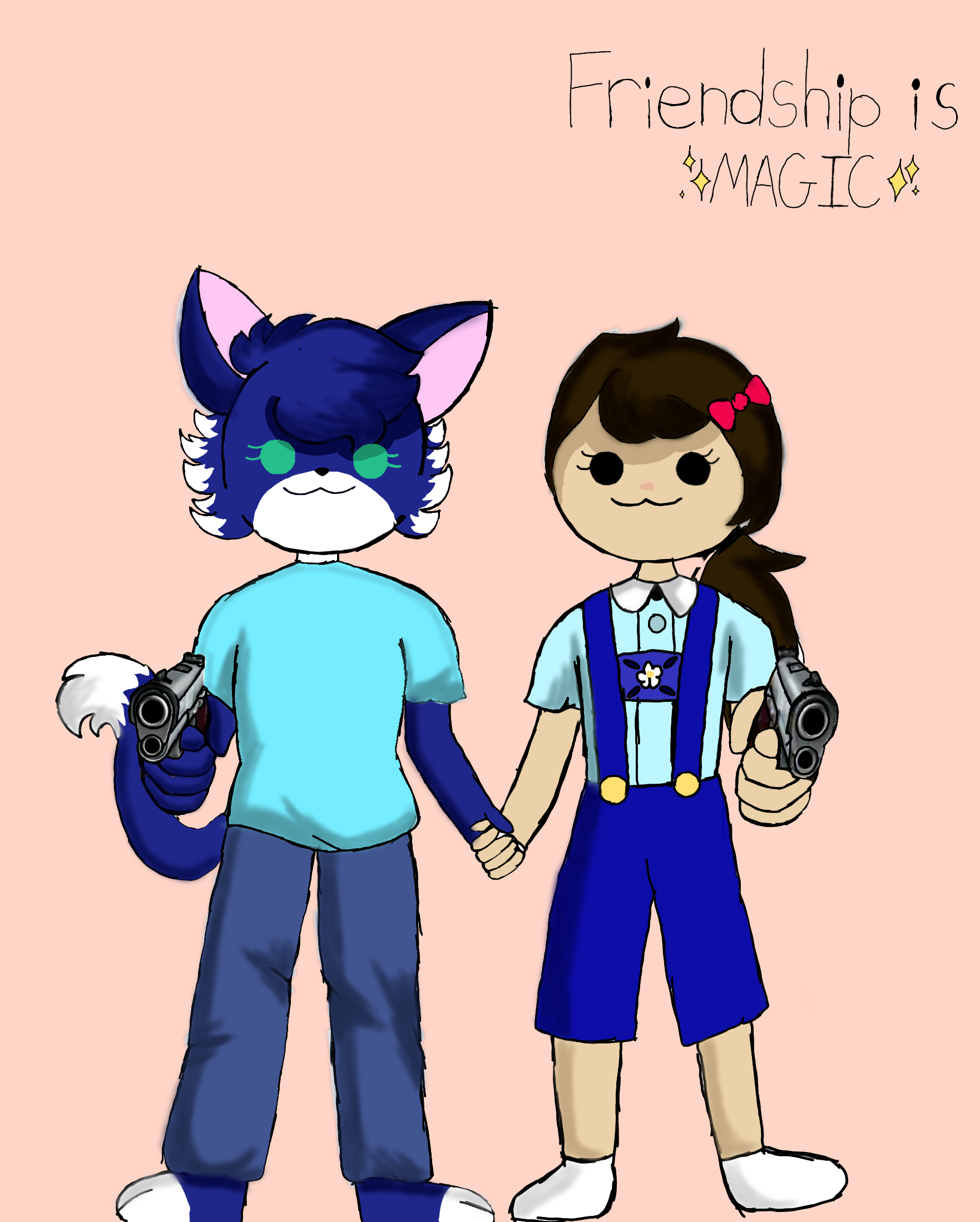friendship gives you guns - ibisPaint