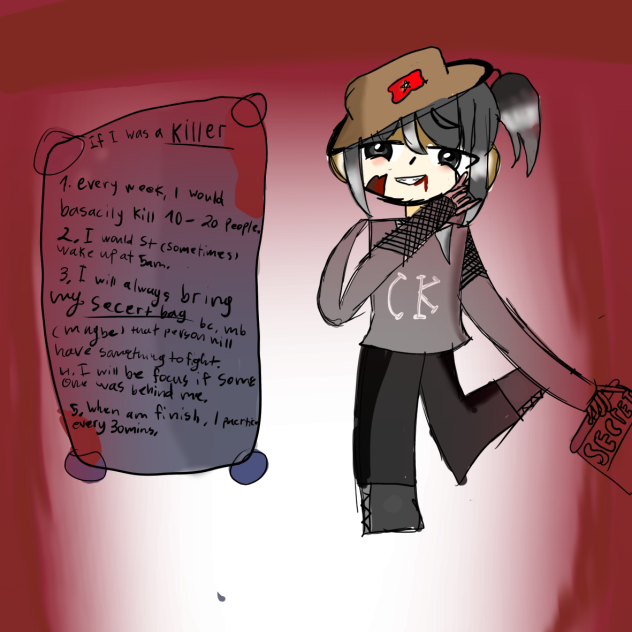 If I was a killer - ibisPaint