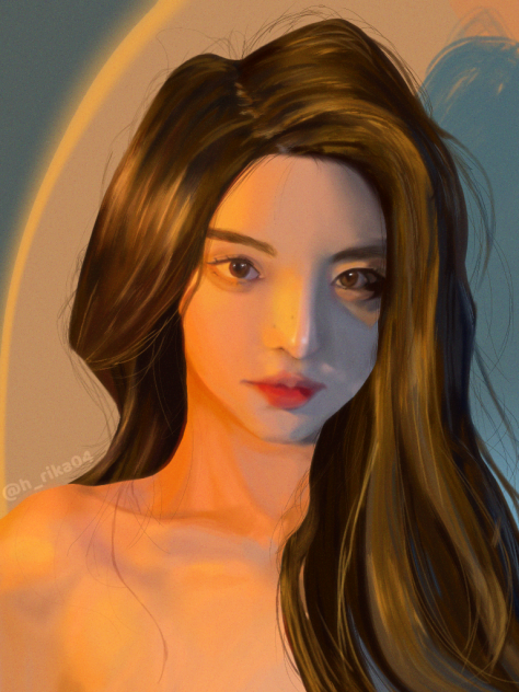 pretty girl - ibisPaint