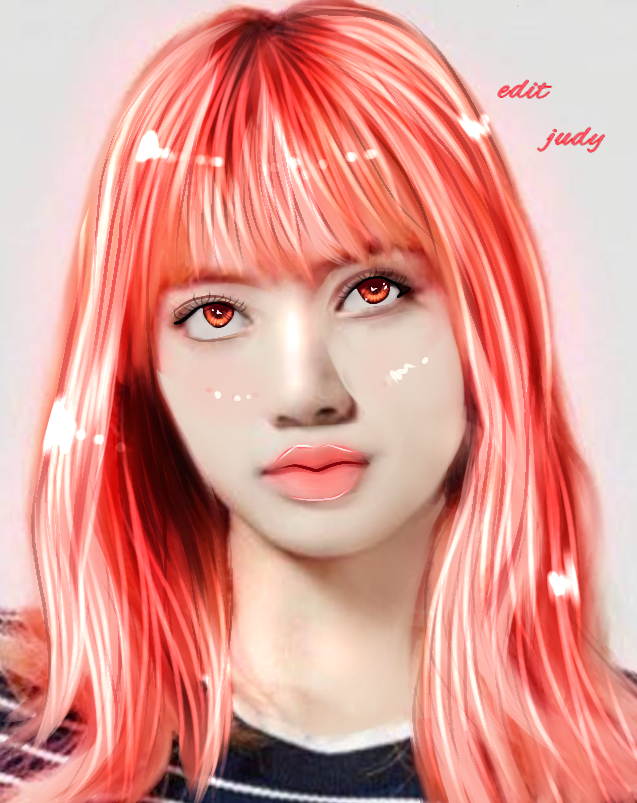 lisa - hair edits - ibisPaint