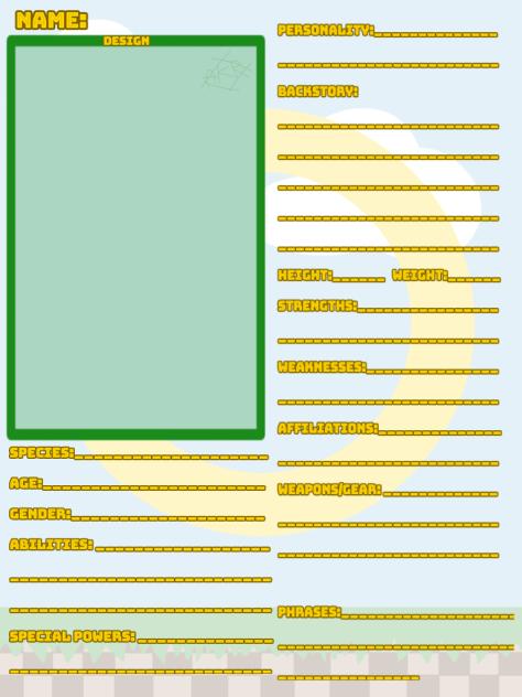 Sonic oc sheet - ibisPaint