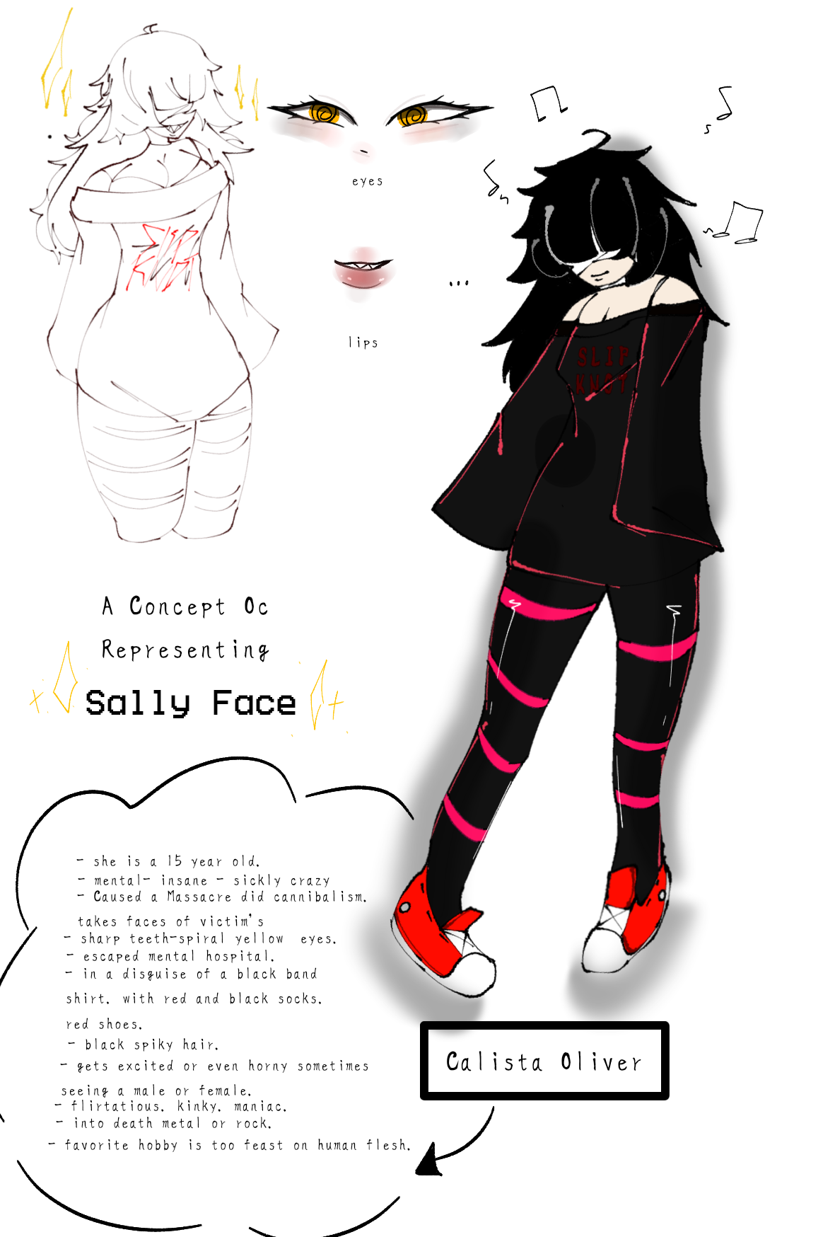 Sally Face Oc - ibisPaint