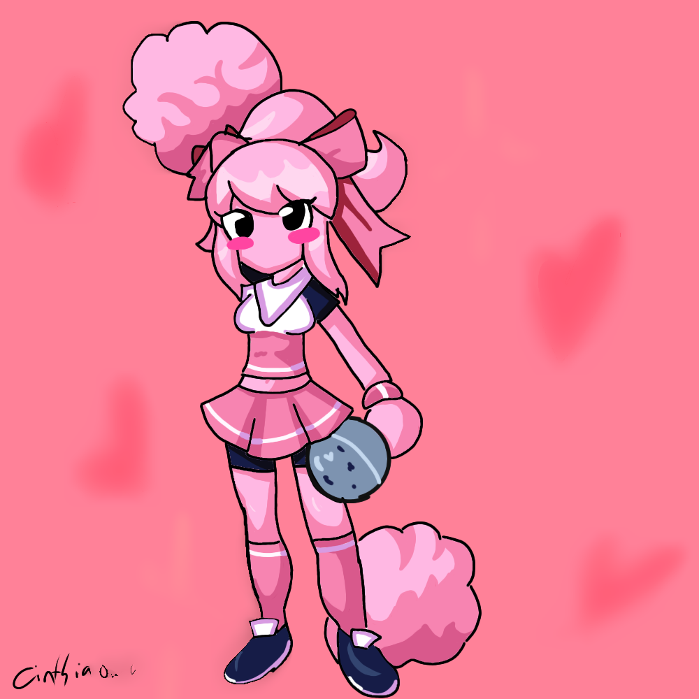 fnf Monika minus - ibisPaint