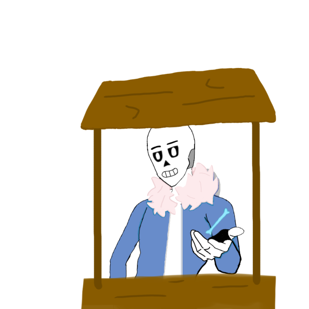 Sans at his station finally - ibisPaint