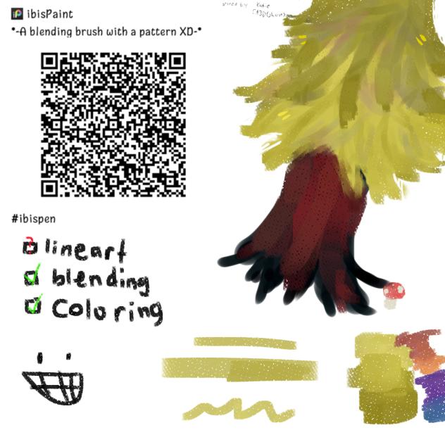 a brush qr code! - ibisPaint