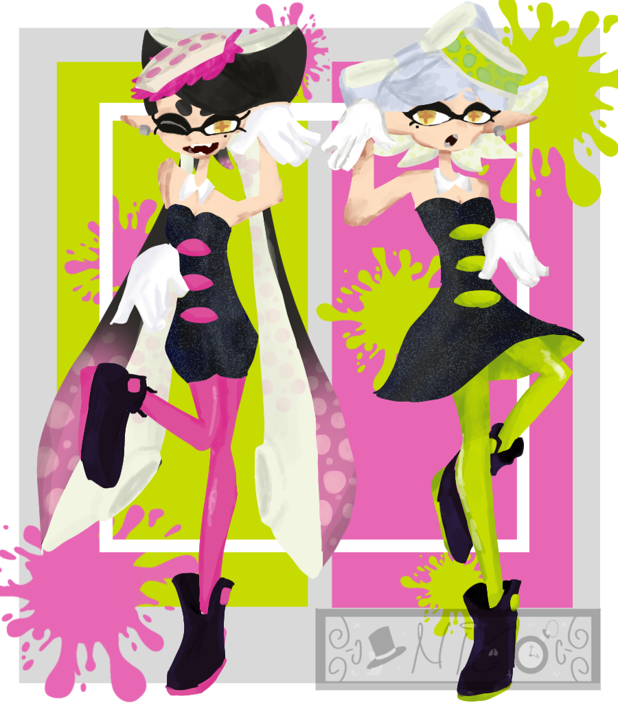 Splatoon squid sisters - ibisPaint