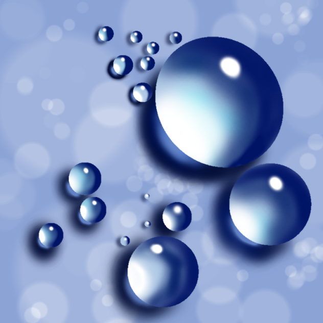 water drops 3 - ibisPaint