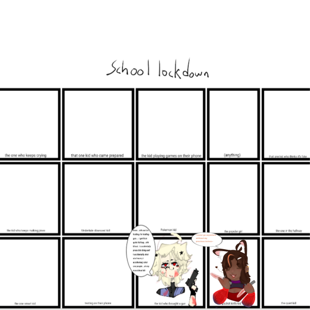 School lockdown collab - ibisPaint