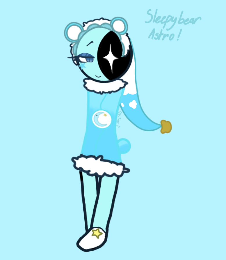 Sleepy bear Astro - ibisPaint