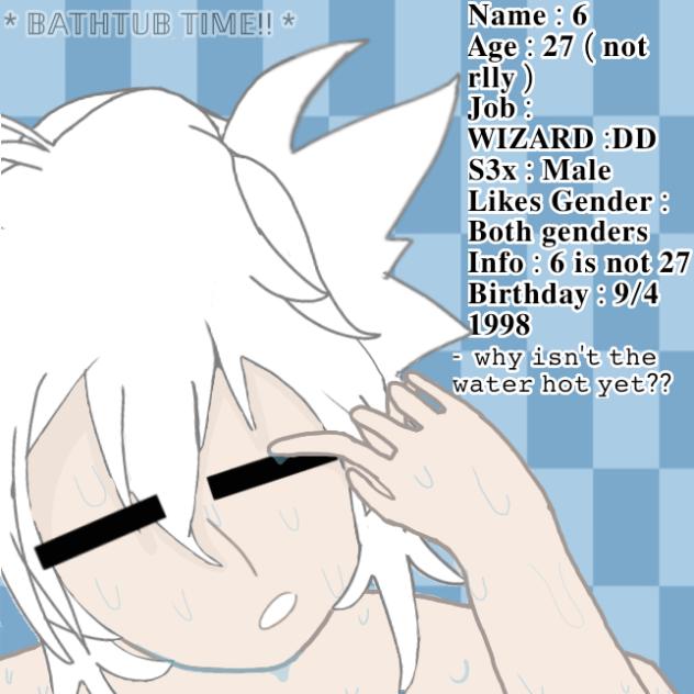 𝟔'𝐬 𝐁𝐚𝐭𝐡 𝐓𝐢𝐦𝐞 - ibisPaint