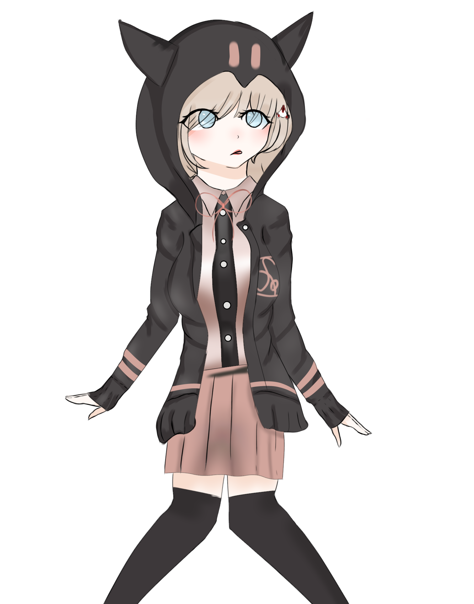 Somie cosplaying as nanami chiaki - ibisPaint