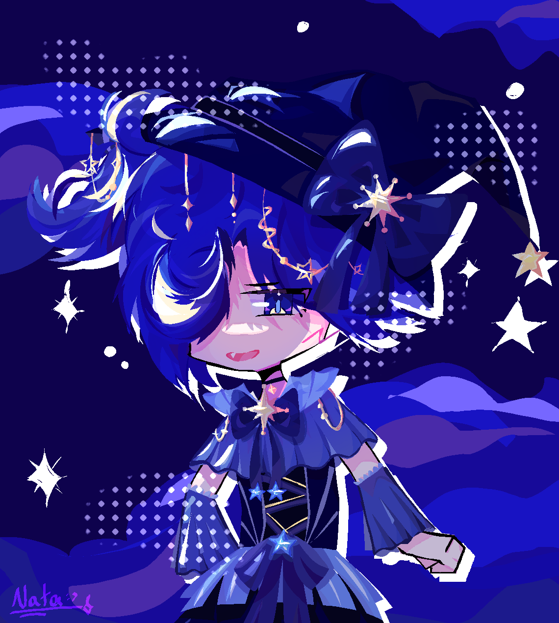 bleu stars - ibisPaint