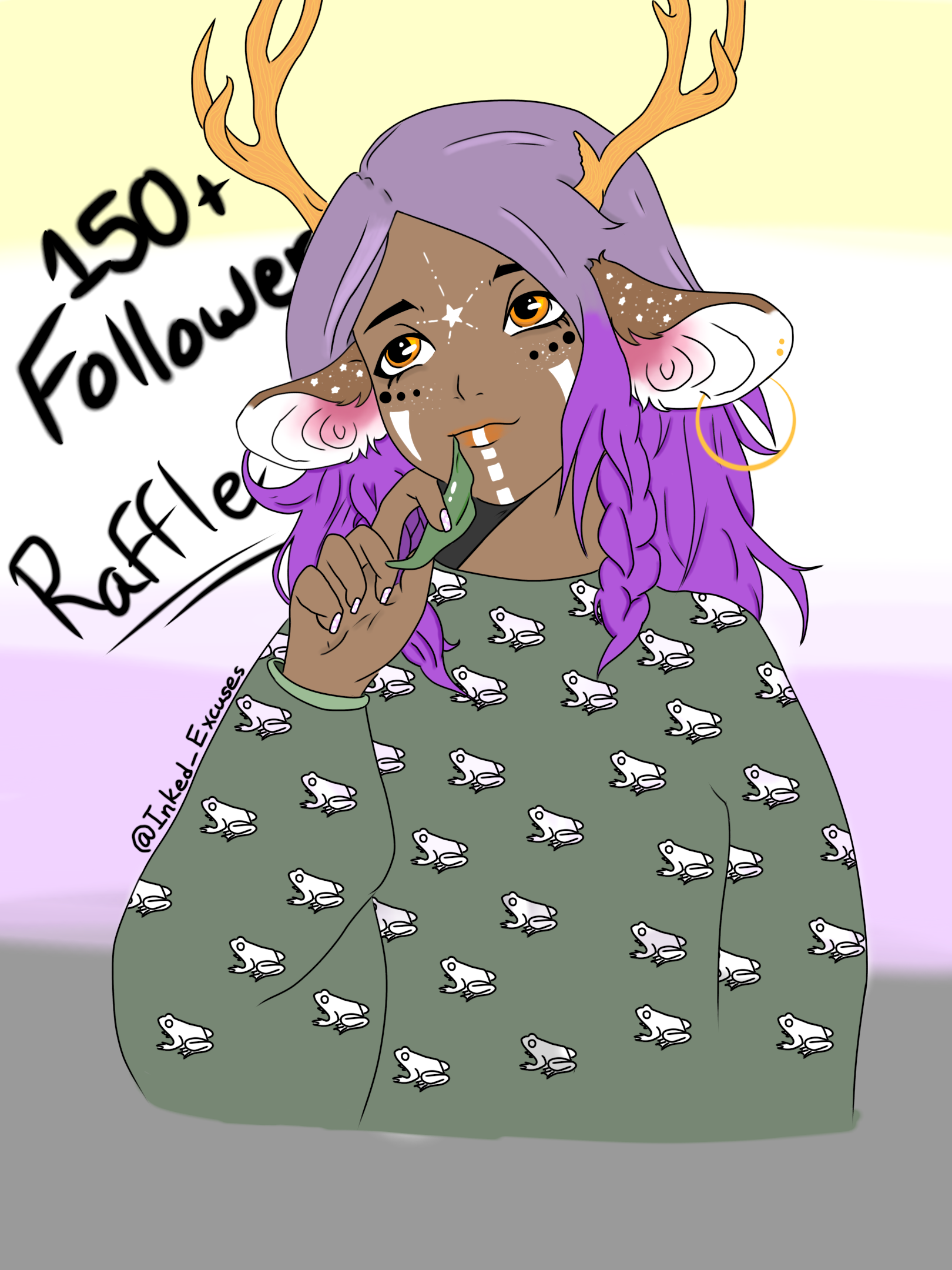 Deer OC Instagram raffle - ibisPaint