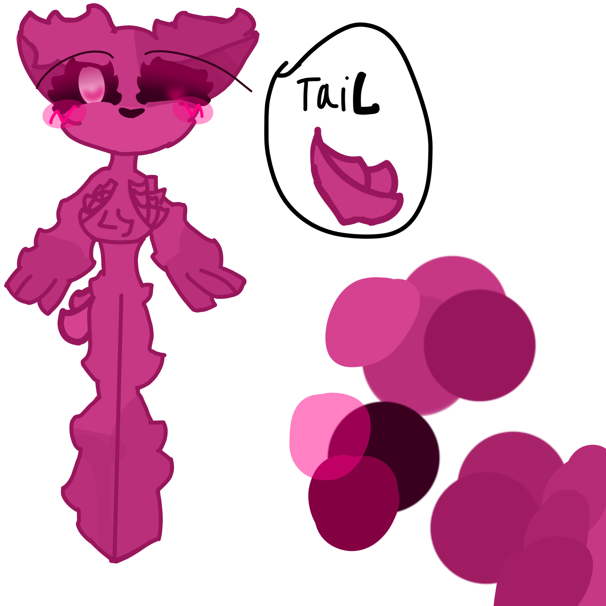 Mildly Bad lunar Reference sheet - ibisPaint