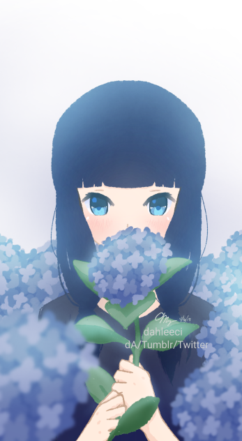hydrangea - ibisPaint