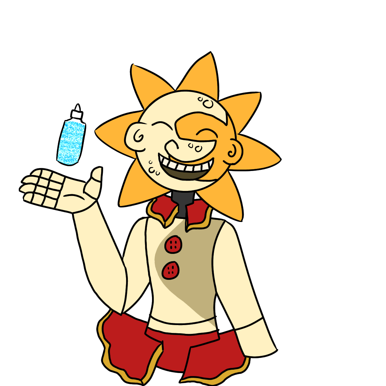 Glitter glue Sundrop - ibisPaint