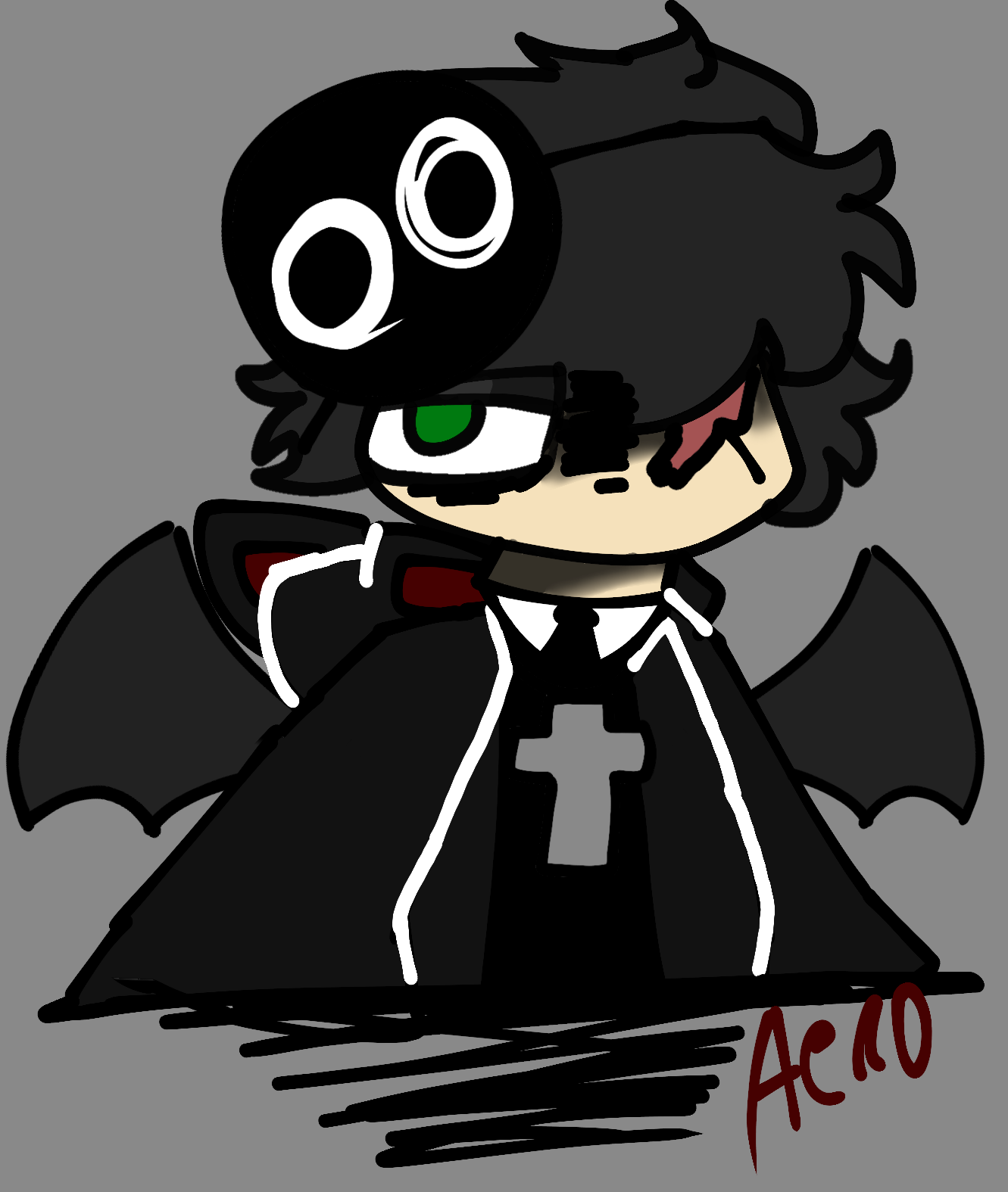 Hero Without His Mask - ibisPaint