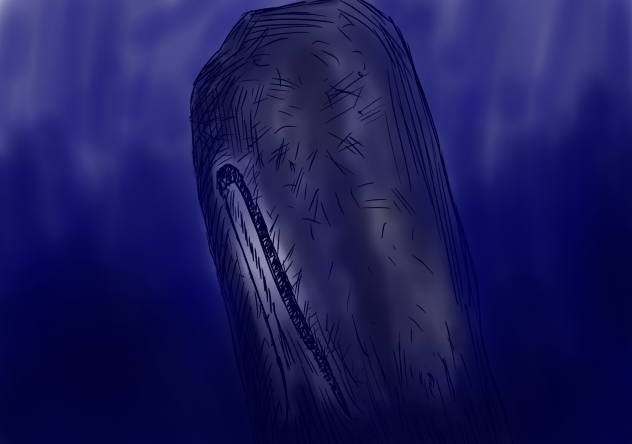 Whale ascending - ibisPaint