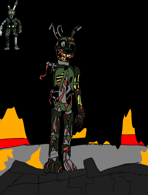 Ignited springtrap redesign - ibisPaint